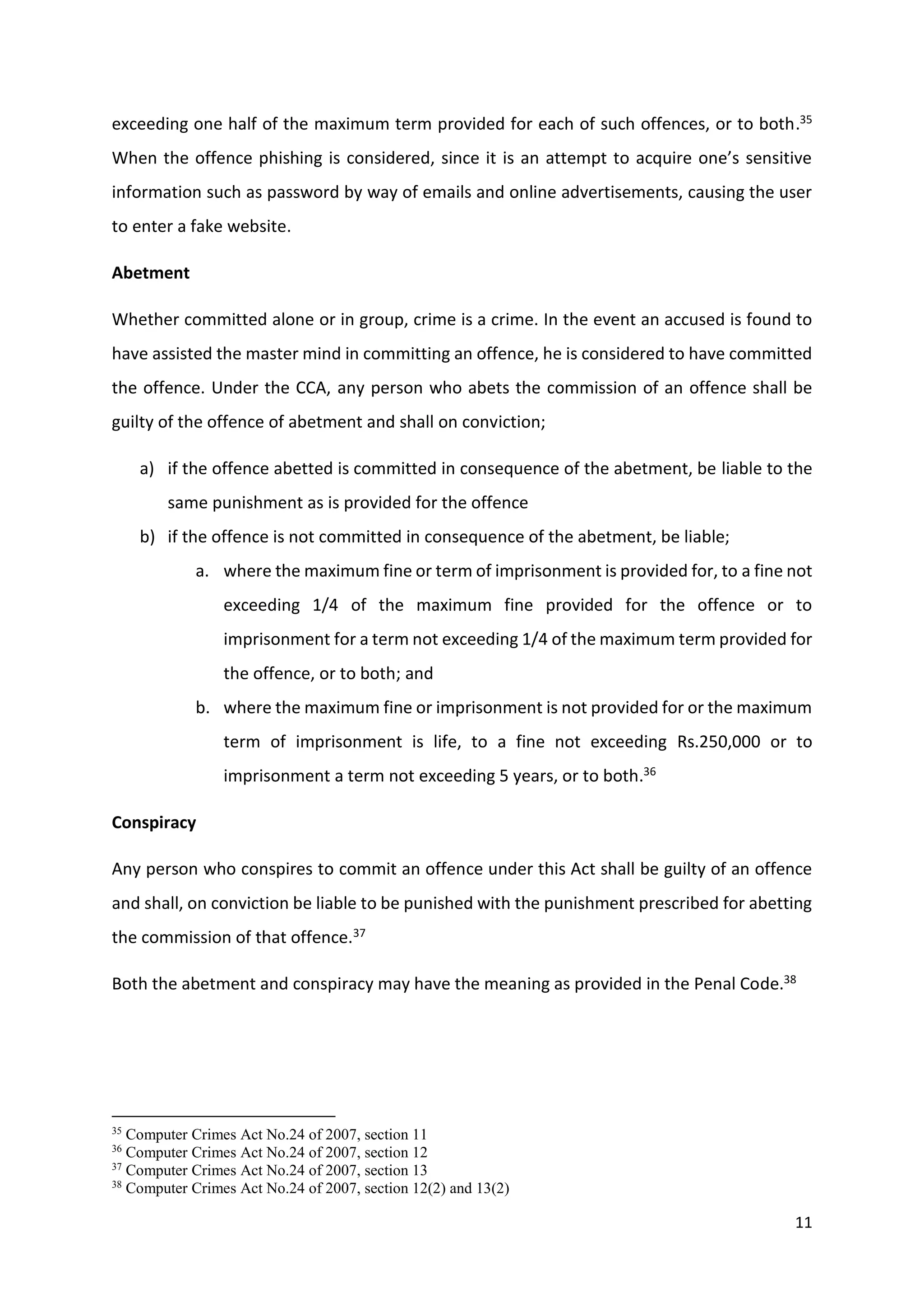 Existing Sri Lankan Legal Framework on Cyber Crimes | PDF