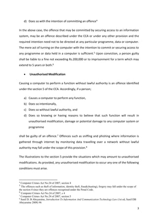 Existing Sri Lankan Legal Framework on Cyber Crimes | PDF
