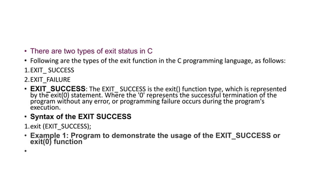 Exit().pptx | Free Download
