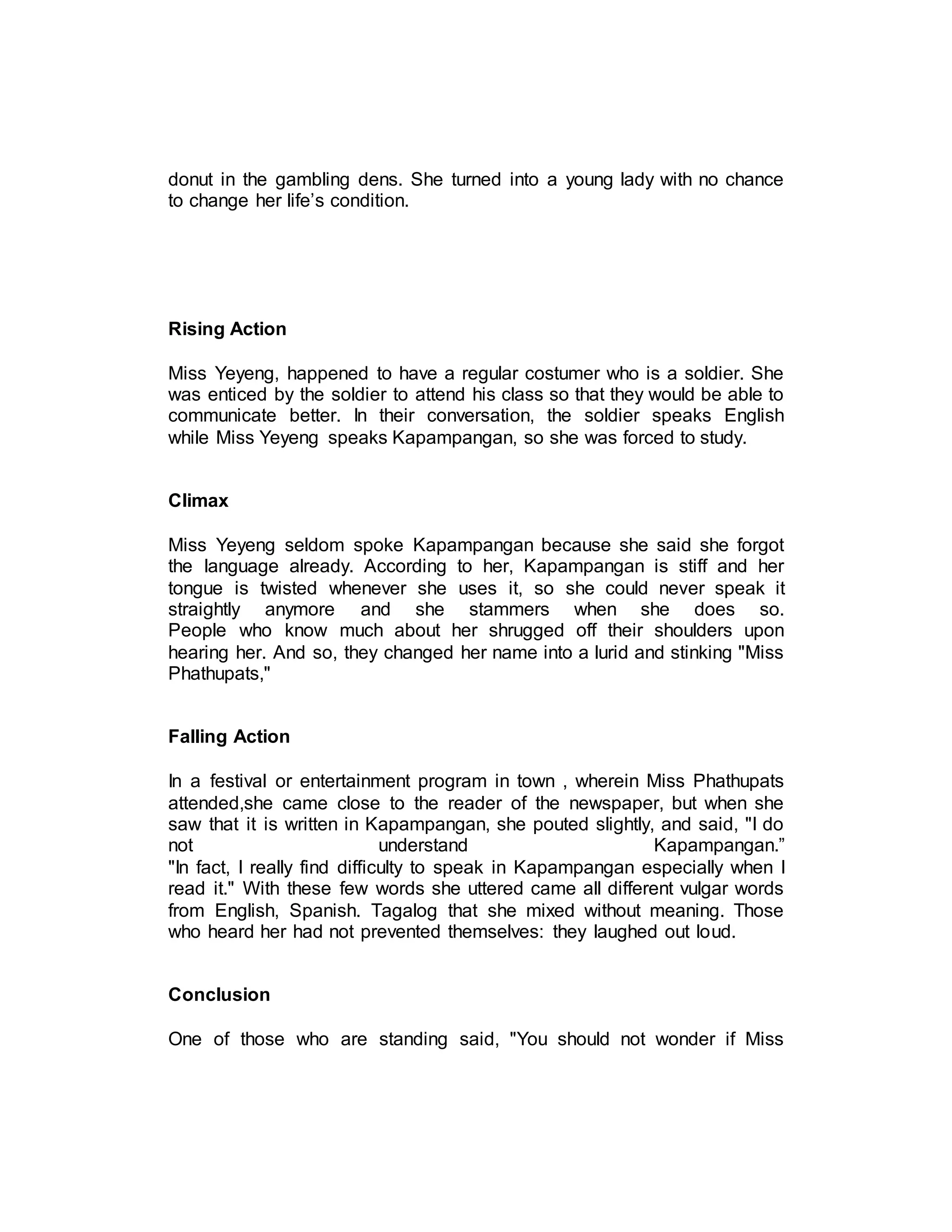 Exit assessment on miss pathupats | DOCX