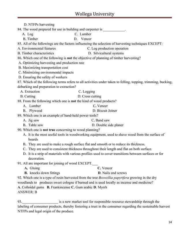 exit exam.pdf | Woodworking | Arts and Crafts