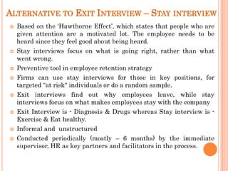Exit interview | PPTX