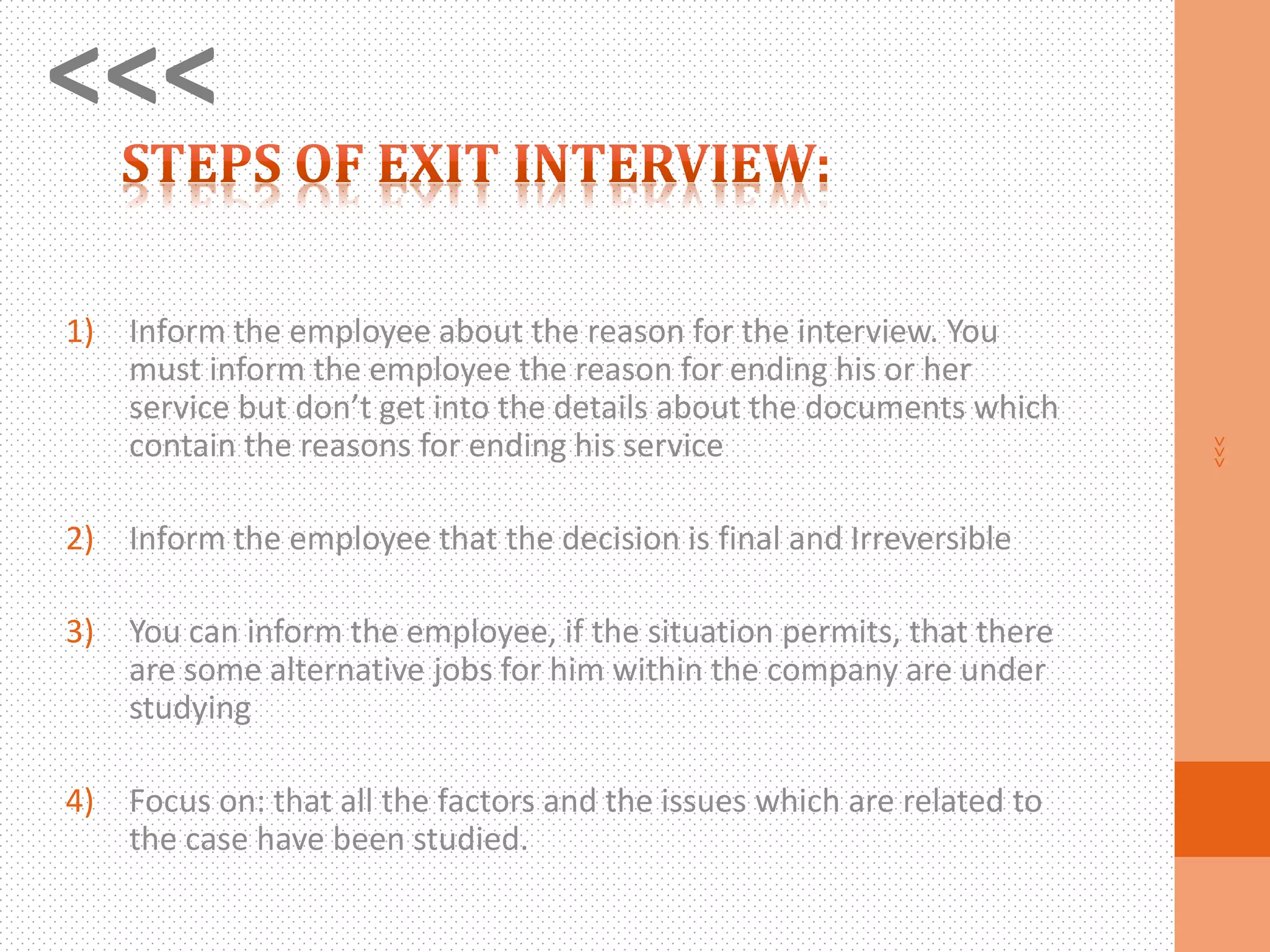 Exit interview | PPT