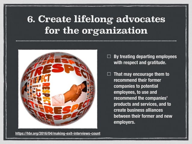 Exit Interviews: 6 Goals | PPT