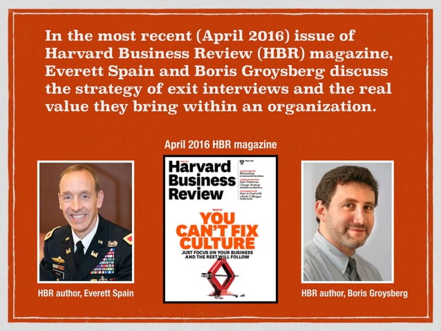 Exit Interviews: 6 Goals | PPT