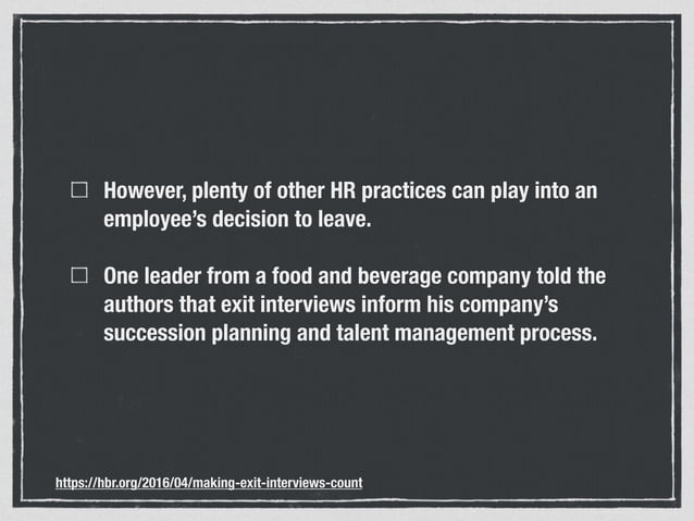 Exit Interviews: 6 Goals | PPT