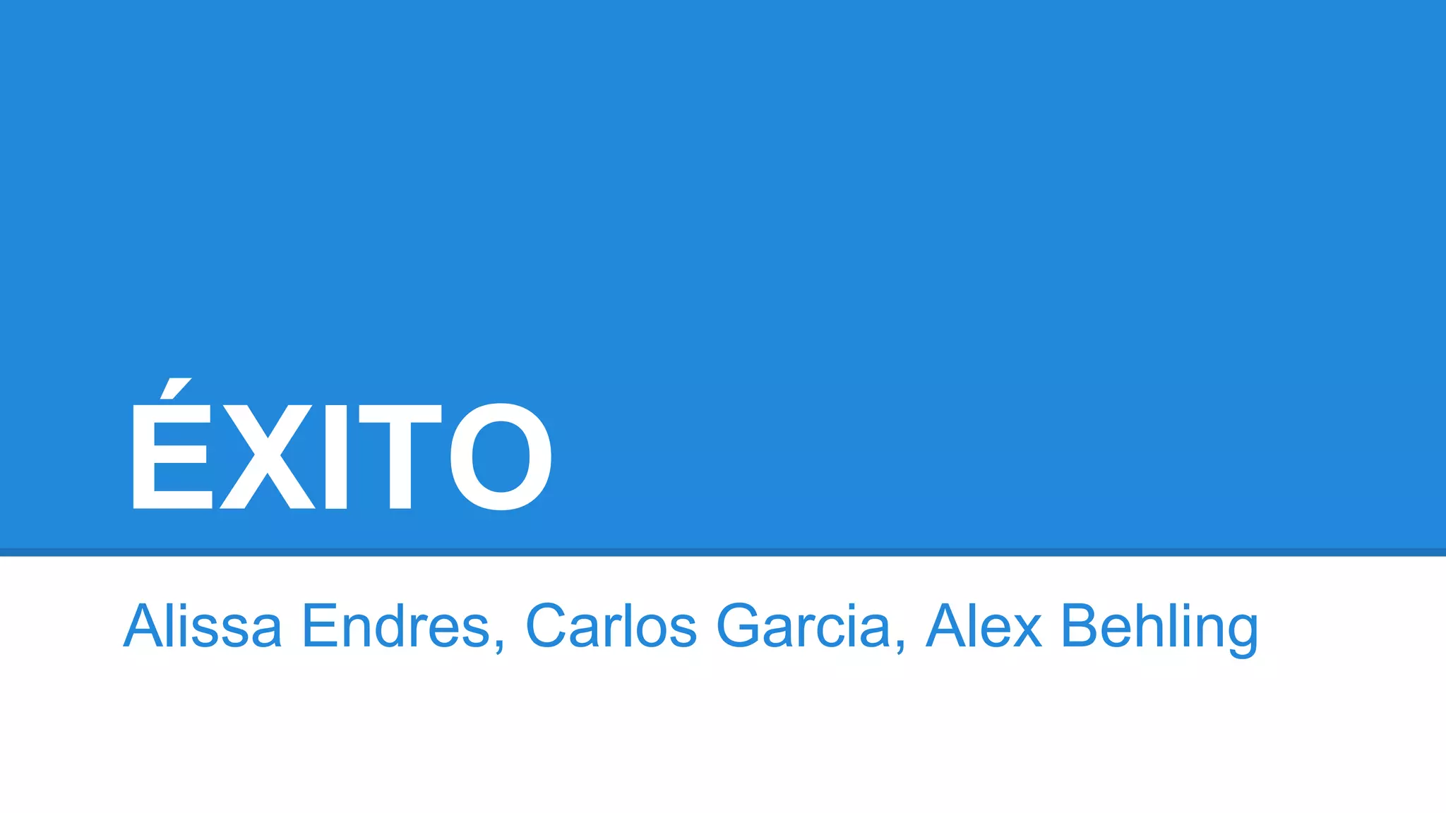 Exito presentation 1 | PPTX