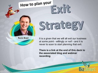 How to plan your Exit Strategy | PPTX