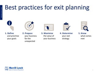 Exit planning seminar sent | PPTX | Life Insurance | Insurance