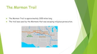 The True Facts on the Mormon, Oregon, and California Trails!!! :) | PPT
