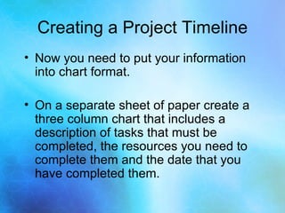 Exit Project Timeline | PPT