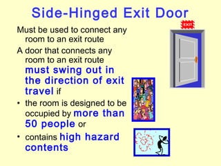 Exit routes very important | PPT