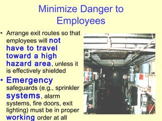 Exit routes very important | PPT