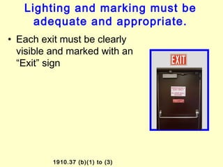 Exit routes very important | PPT