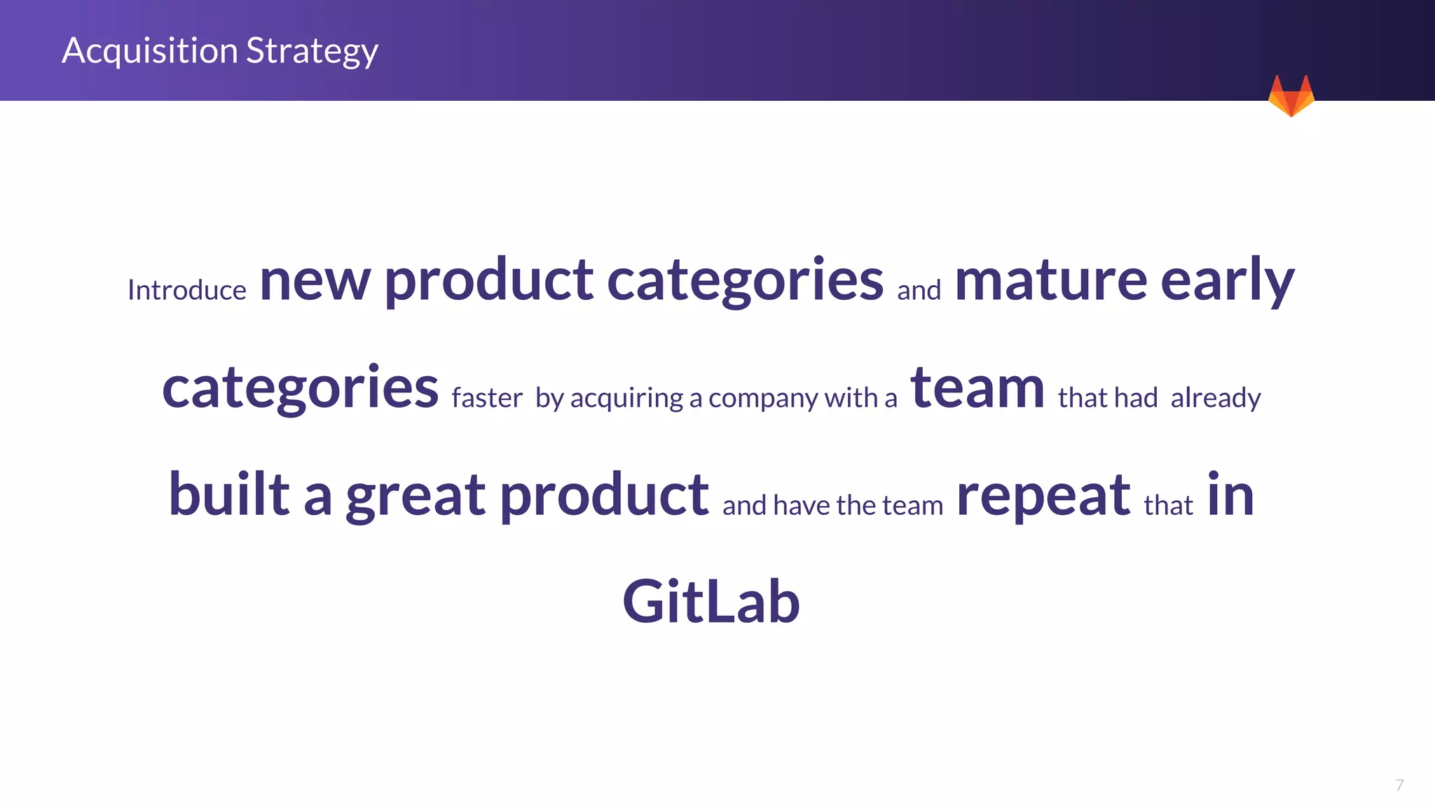 GitLab's Acquisition Strategy & Approach | PPT