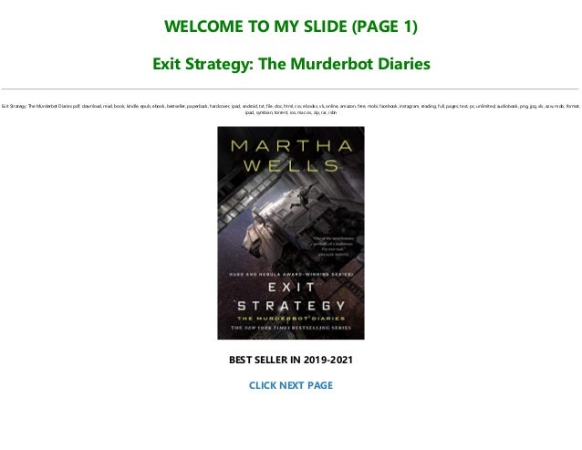 [DOWNLOAD] Exit Strategy: The Murderbot Diaries Full PDF Online
