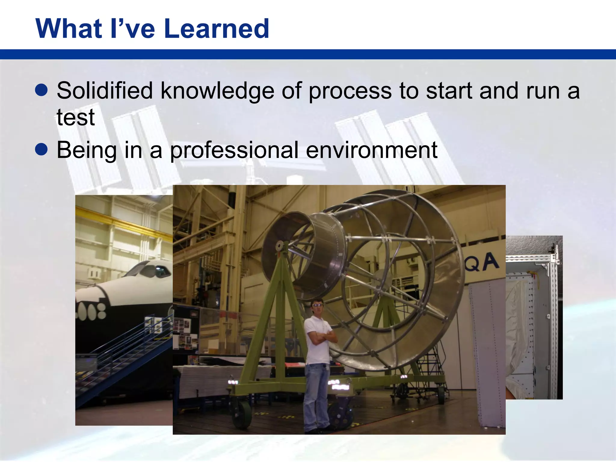 Jacobs Technology Summer 2009 Exit Presentation | PPT