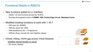 MATLAB Modernization on HDF5 1.10