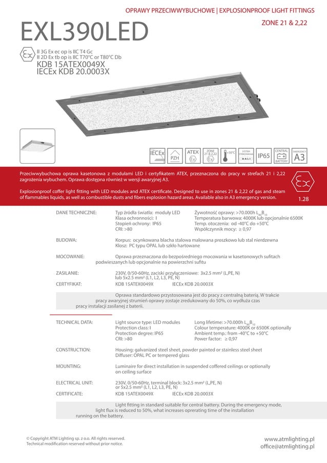 EXL390LED | PDF