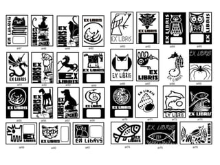 Ex libris en adibideak | PPTX