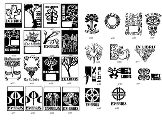 Ex libris en adibideak | PPTX