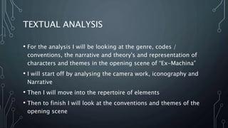 Ex Machina Textual Analysis | PPTX