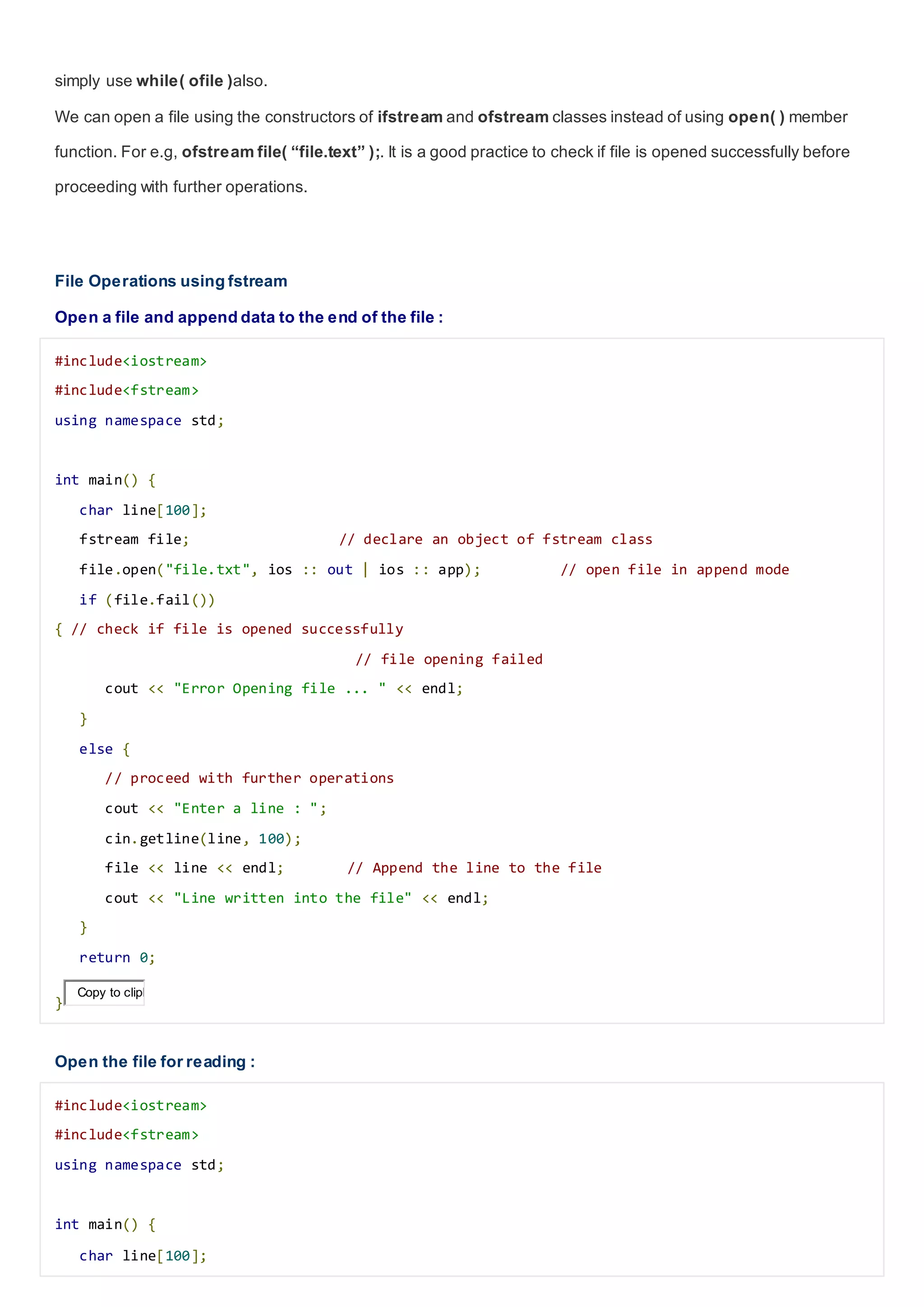 Exmaples of file handling | PDF