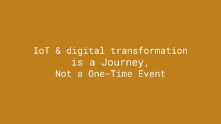 Enterprise IoT solution in 30 days | PPT