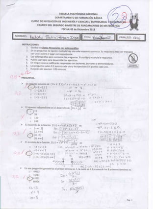 Examen 2do Bimestre Pptx