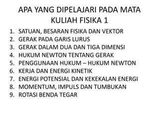 01. fisika 1 | PPTX