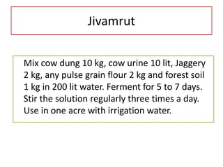 Preparation of different organic solutions | PPTX