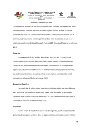 Caracterización de La Antiocianina del Exocarpio de Flacourtia indica ...