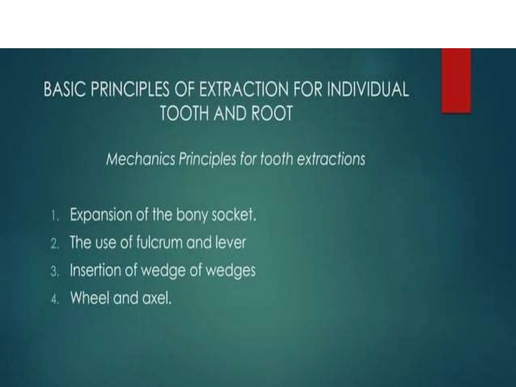 EXODONTIA - PRINCIPLES AND TECHNIQUES. | PPTX