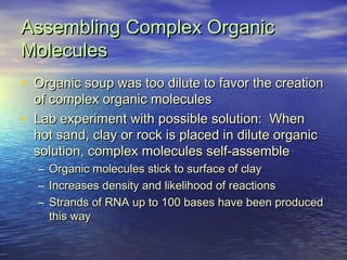 Origins of Life on Earth | PPT