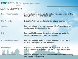 Introduction of Exotissimo Travel (Thailand) Ltd. | PPTX