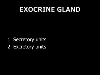 Exocrine gland | PPTX