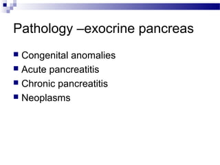 Exocrine pancreas | PPT