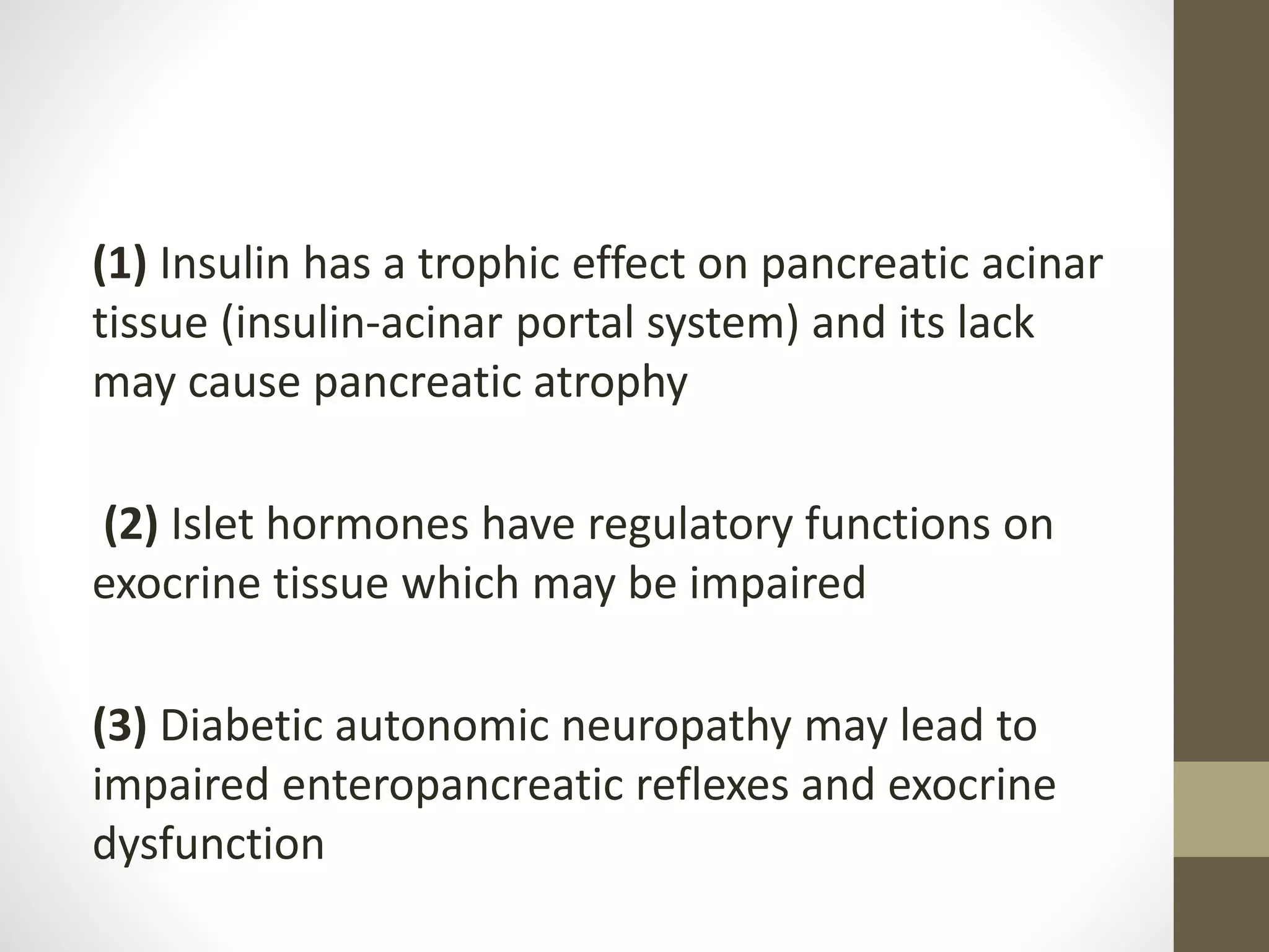 Exocrine pancreatic insufficiency - Dr Shaz Pamangadan | PPTX