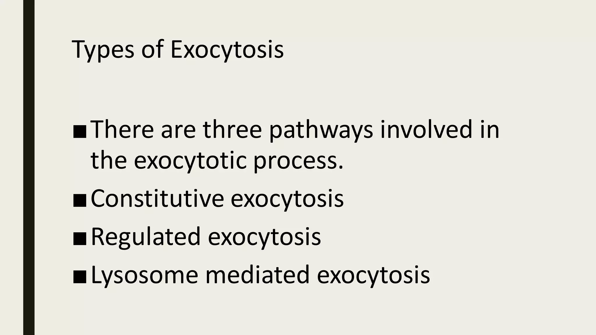 Exocytosis | PDF