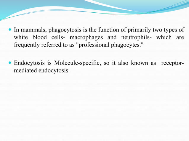 Exocytosis, endocytosis | PPTX