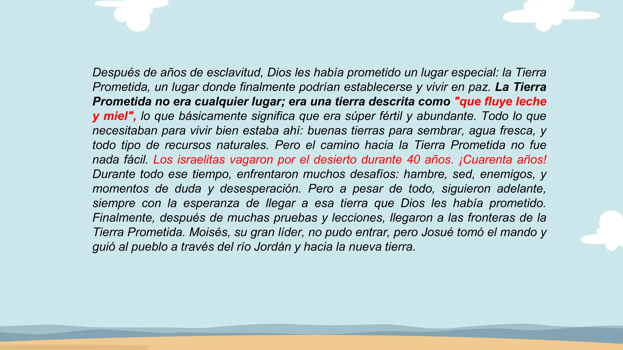 ÉXODO: La Promesa de la Tierra Santa en la antiguedad. | PDF