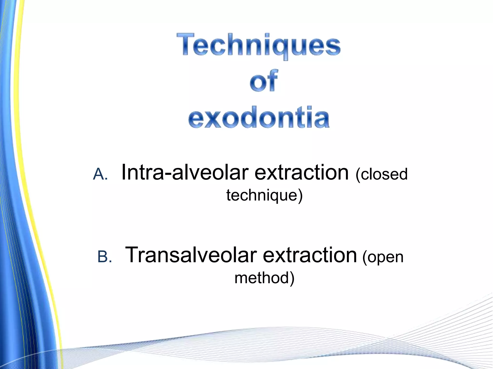 Exodontia | PPTX