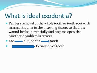 Exodontia | PPTX