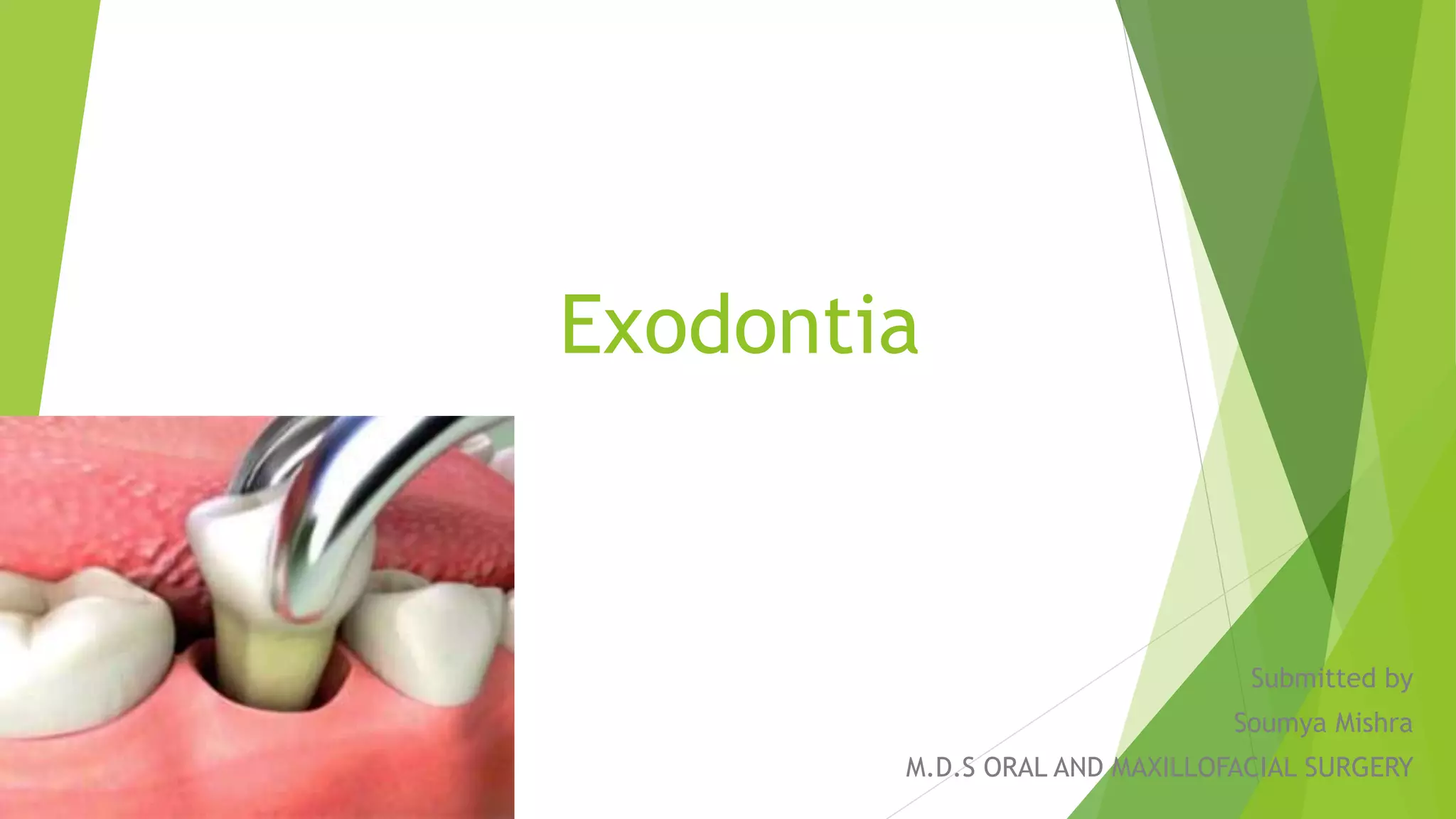Exodontia | PPTX
