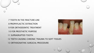 Detailed power point presentation on the topic Exodontia of oral and ...