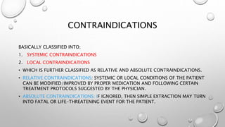 Detailed power point presentation on the topic Exodontia of oral and ...