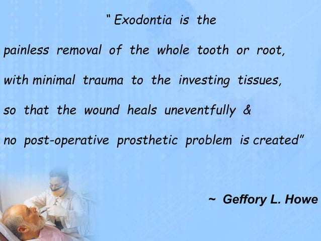Exodontia | PPTX