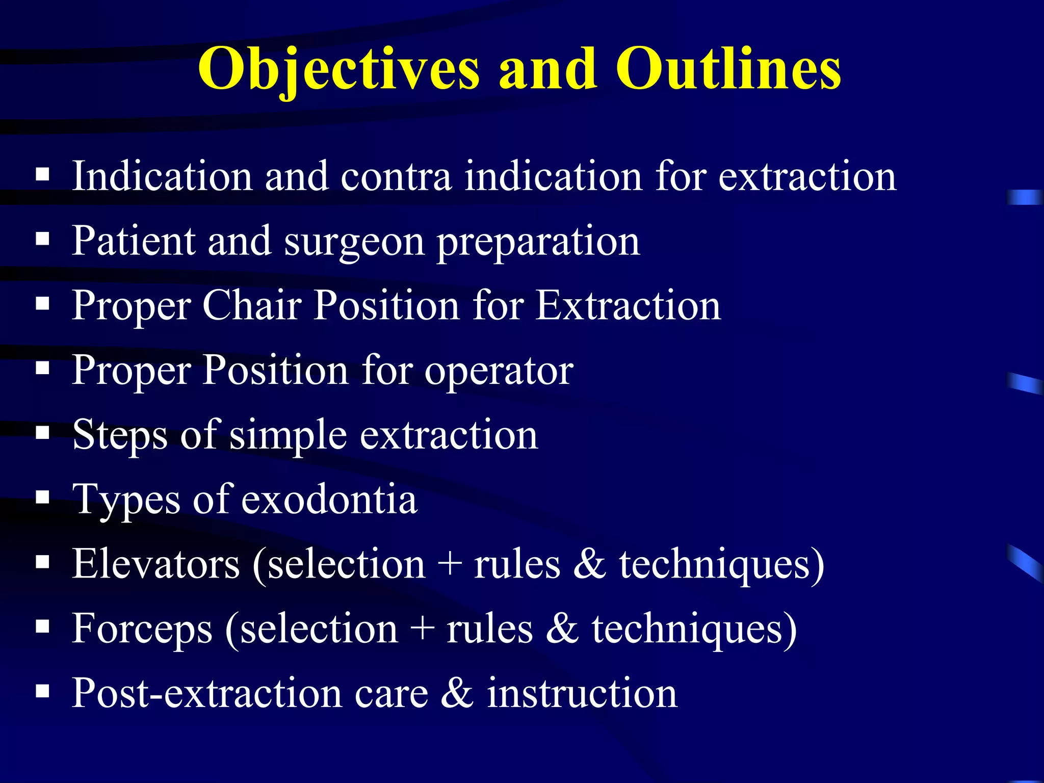 Principles of Exodontia (teeth extraction) by Dr., Giath Gazal, 2020 | PDF