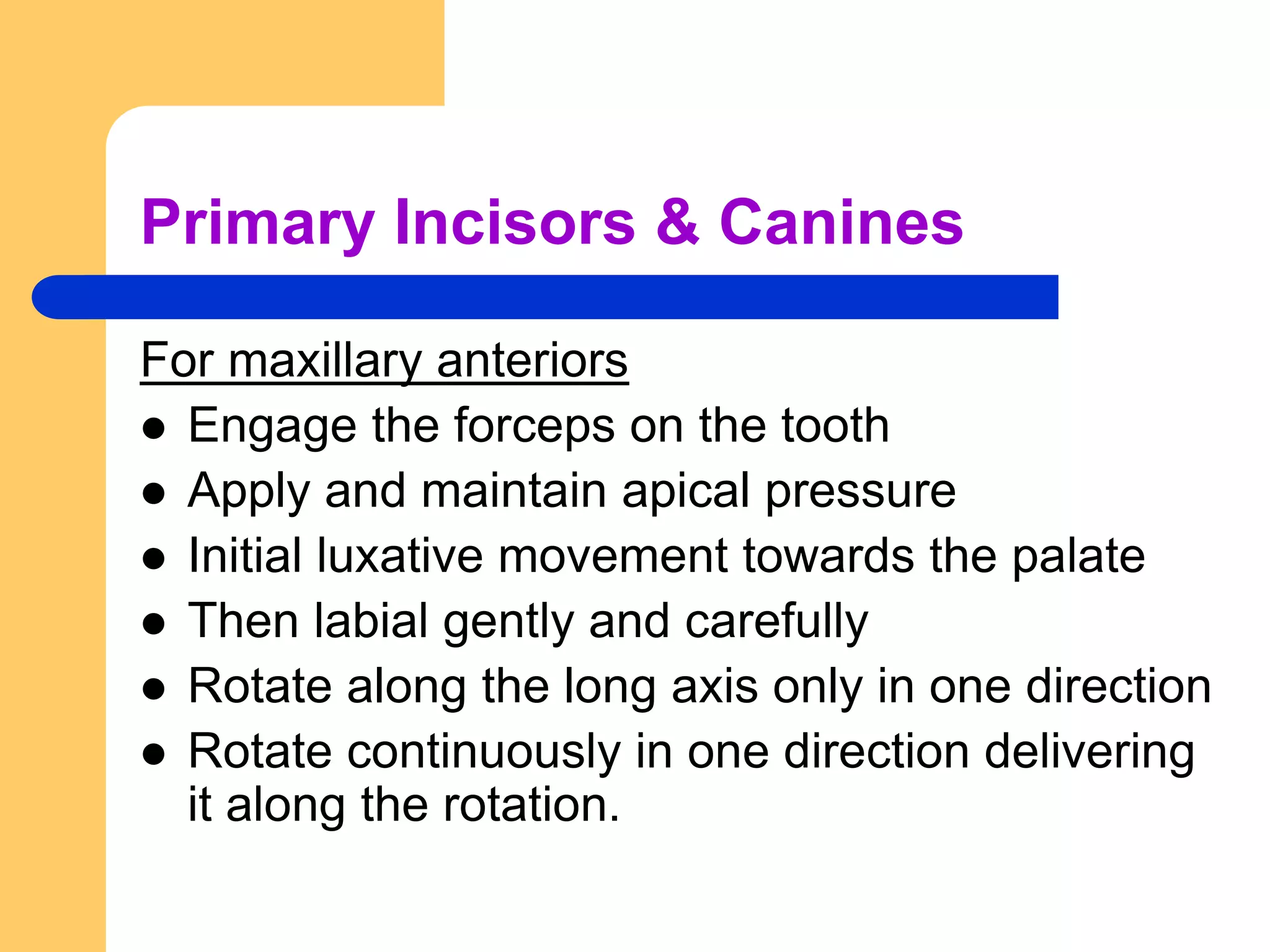 Exodontia in Pediatric Dentistry.ppt