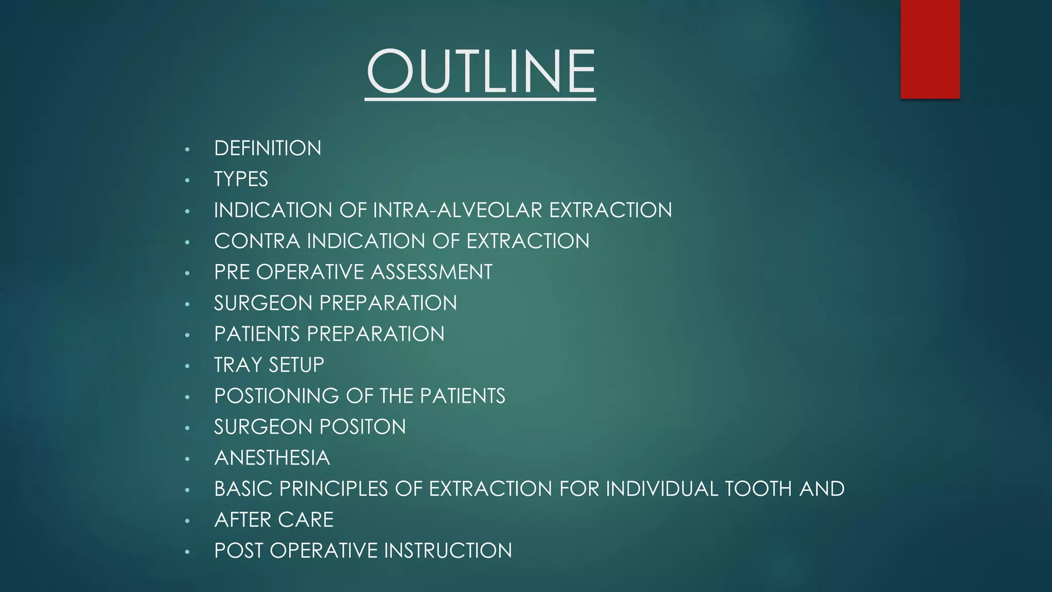 Exodontia Principles and Techniques | PDF